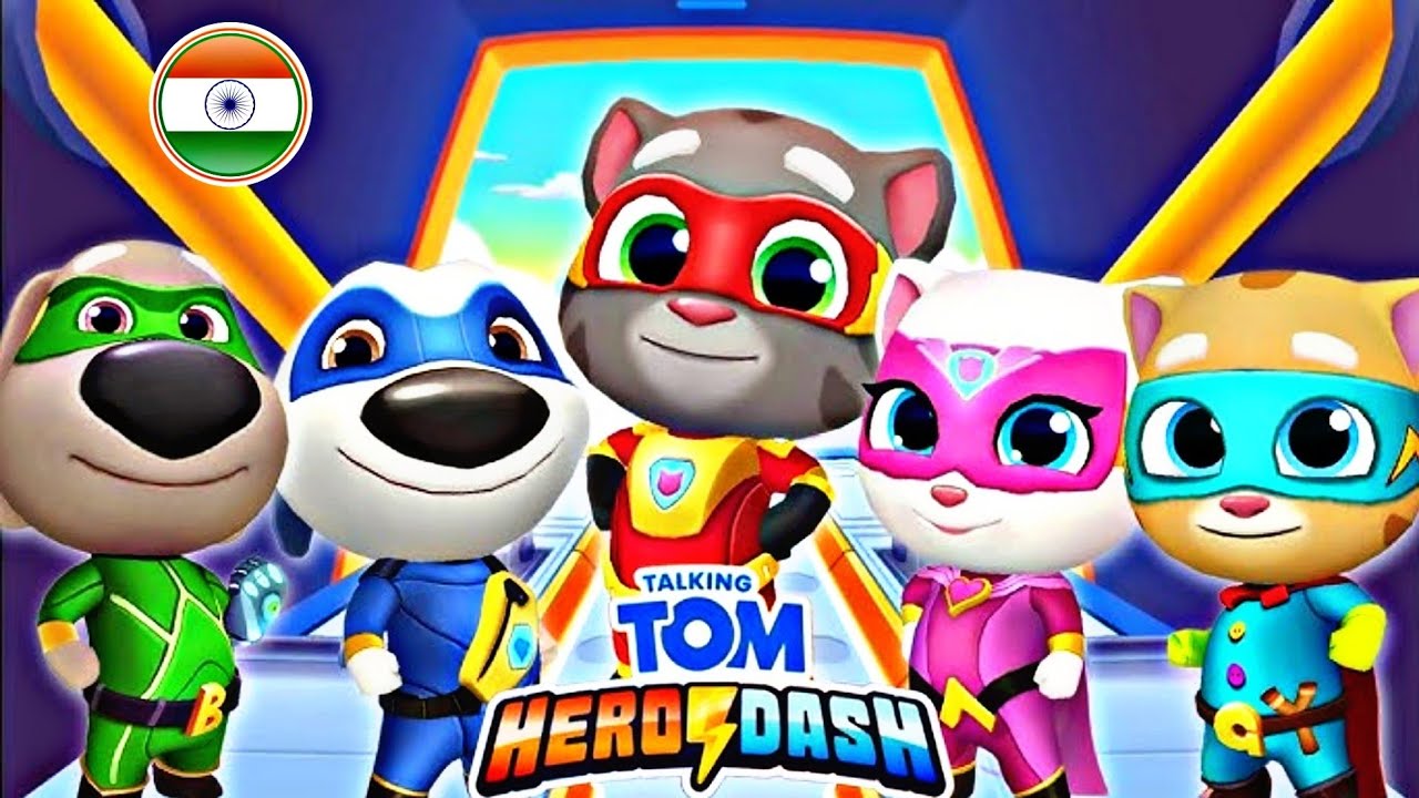 Talking Tom Hero Dash | Super Hero Angela | 04 | Android Gameplay - YouTube