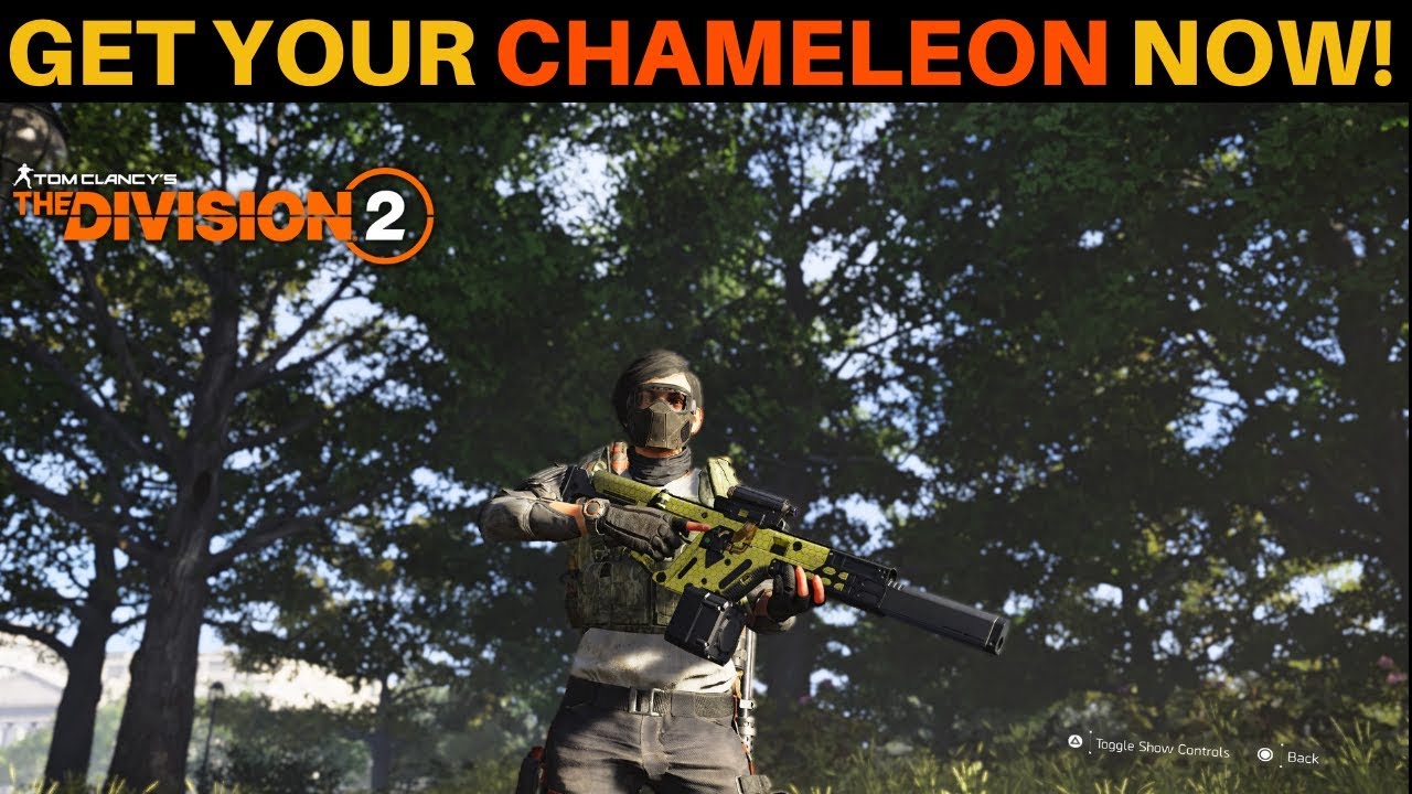 The Division 2 - HOW TO GET THE CHAMELEON EXOTIC AR! - YouTube