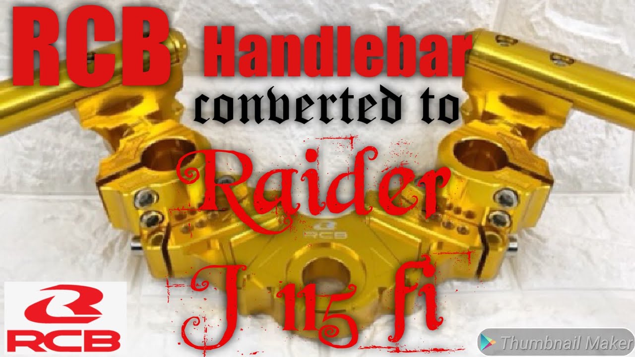 Raider J 115 Fi - RCB Handle Bar Convertion - YouTube