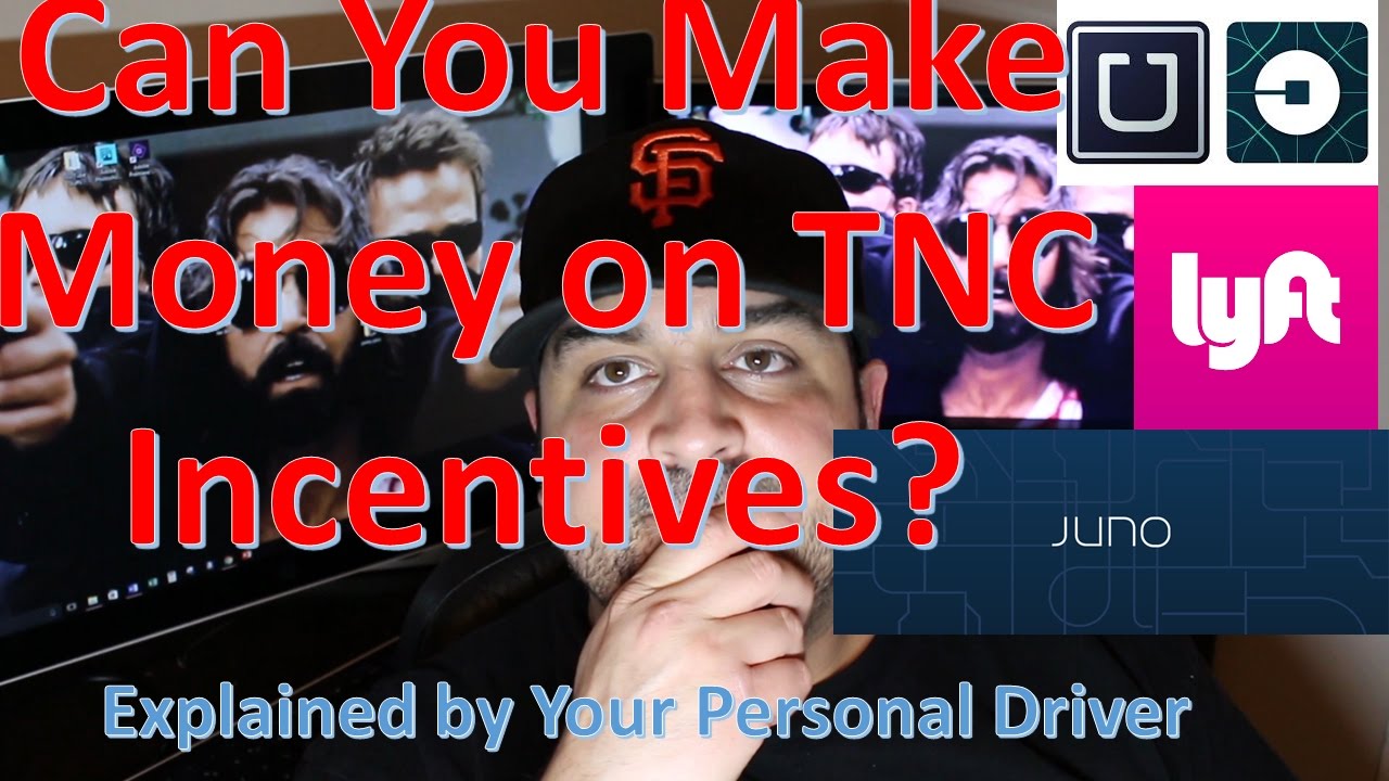 What Are TNC Incentives for Uber, Lyft and Juno? Explained - YouTube