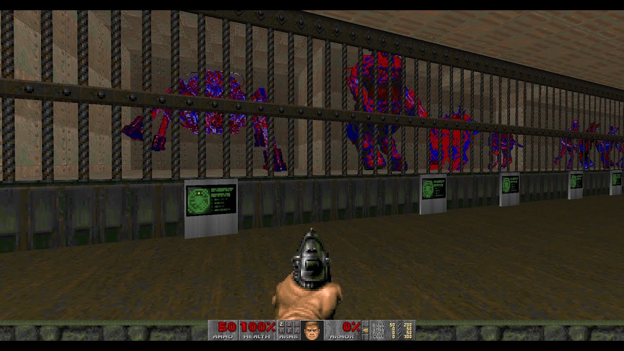 DOOM II - Random Wad - Colorful Hell Test Map - UV - First Try! - YouTube