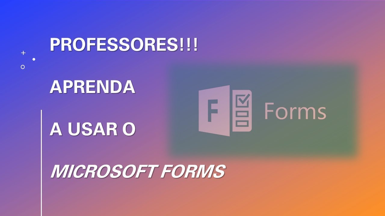 Como usar o Microsoft Forms - YouTube