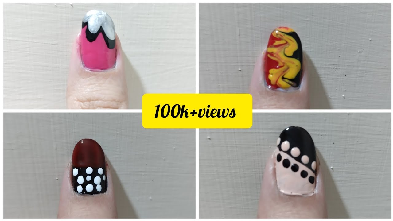 How you can do nail art easily | easy nail art | nails_by_amina - YouTube