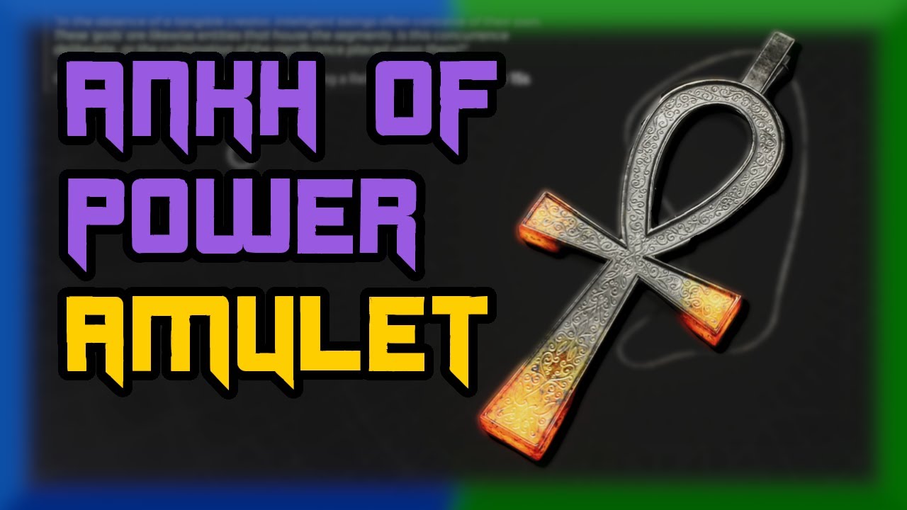 Remnant 2 - Where to find the Ankh of Power Amulet (in Root Earth ...