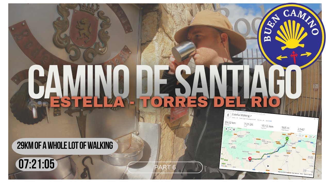 Day 6: Camino De Santiago. Estella - Torres Del Rio - FREE wine ...