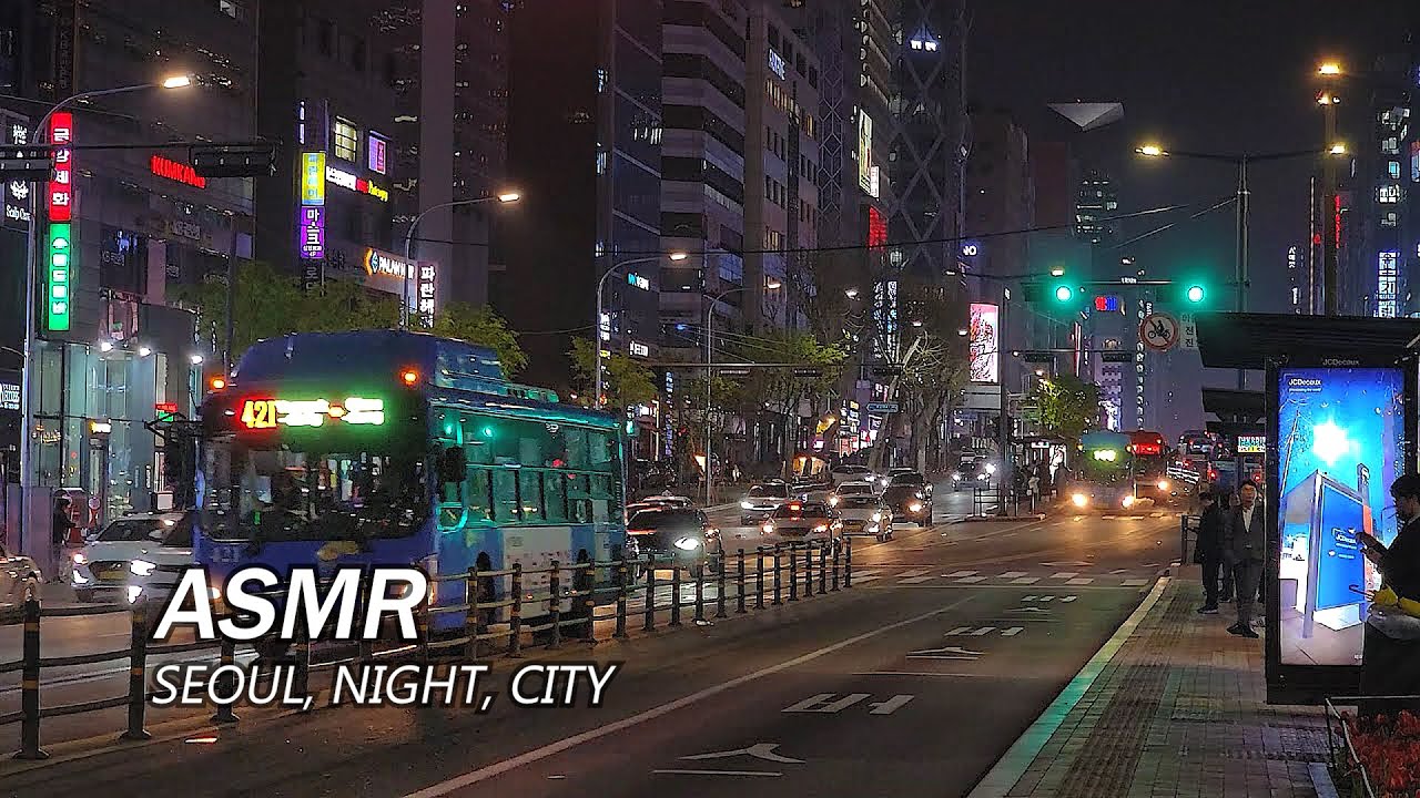 Bus stop | City Sounds and Traffic Ambience ASMR for Sleep and Study ...