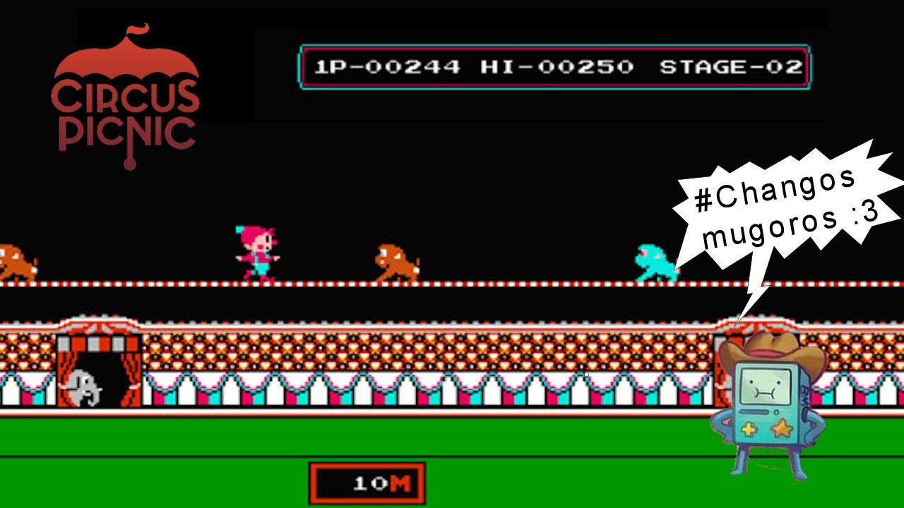 Gameplay/ Circus Charlie/ Clasico de la NES - YouTube