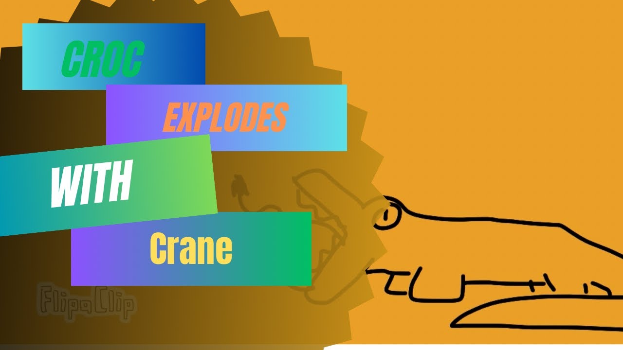 Exploding crocodile gone wrong - YouTube