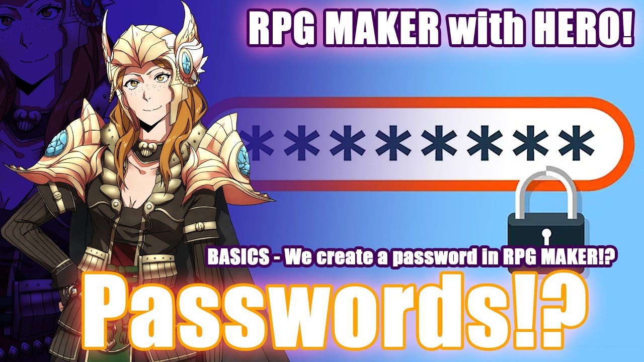 Let's Create a... Password!? - RPG Maker with Hero - YouTube