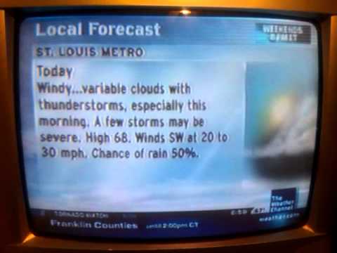 TWC Intellistar 2009 St. Louis, MO with blue LDL bar - YouTube