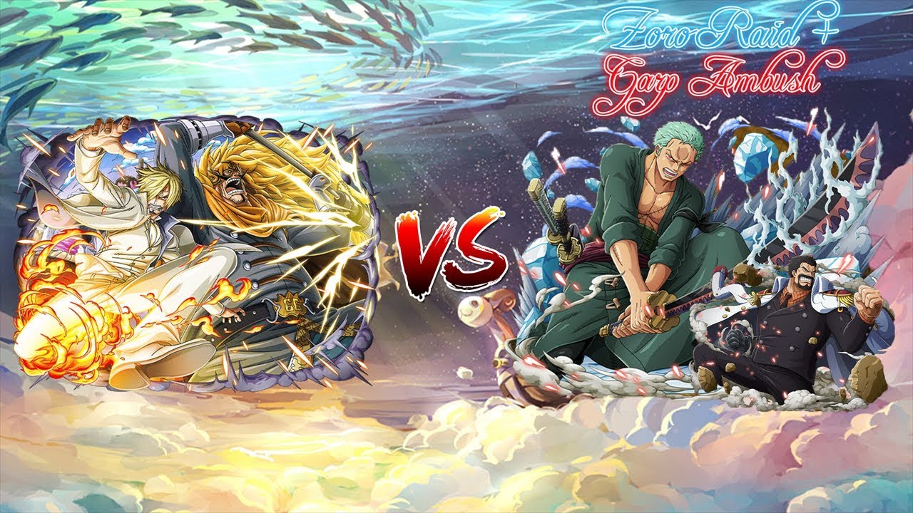 [OPTC] Zoro raid + Garp Ambush Vs Double Sanji/Judge - YouTube