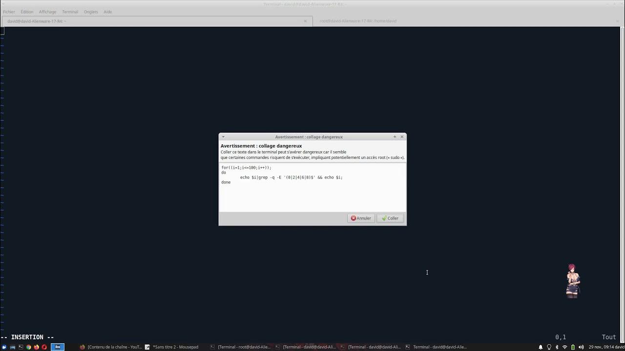[Linux] Programmation #Shell - Cours 2: Correction Exercice - YouTube