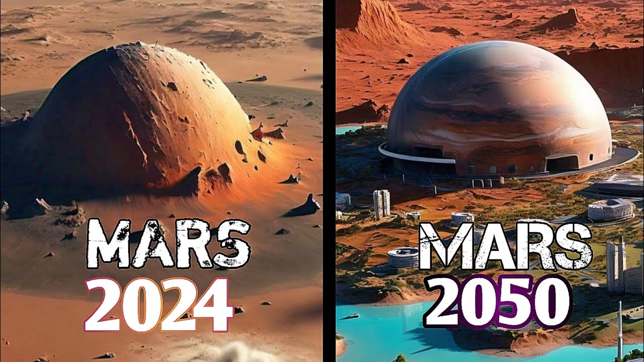 Mars Planet in 2024 And Mars Planet in 2050 #mars #future # ...