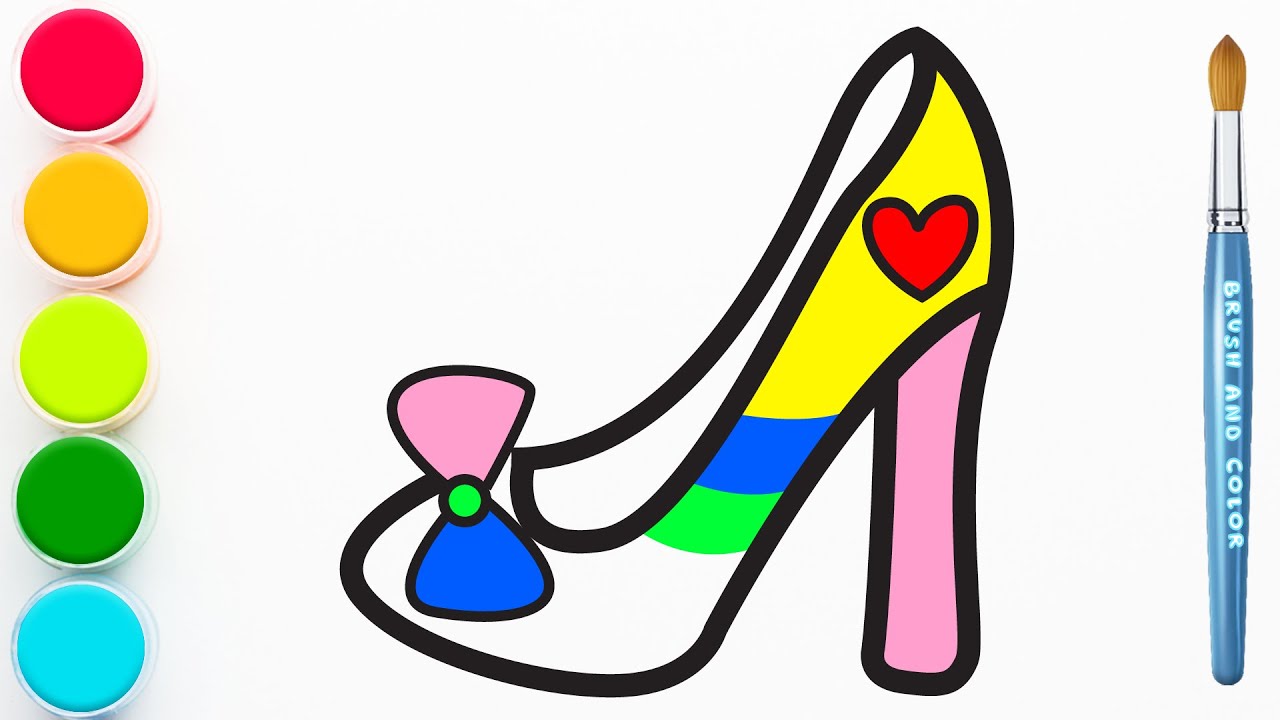 How to Draw a High Heels | Step by Step - YouTube