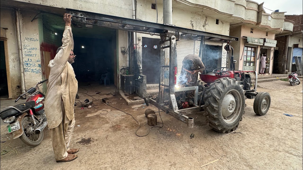 Homemade water well drill rig machine [step by step] part 1=4k - YouTube