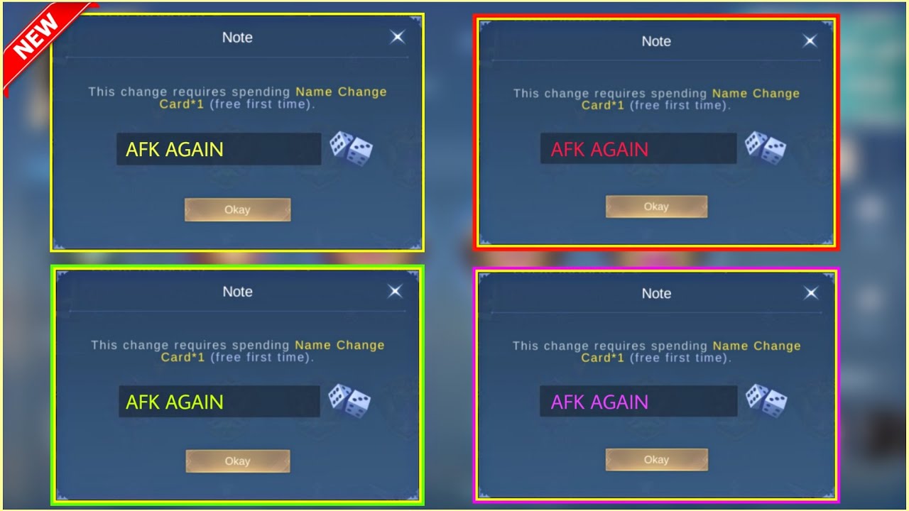 NEW TRICK TO COLOR YOUR NAME IN 2022 MOBILE LEGENDS YouTube