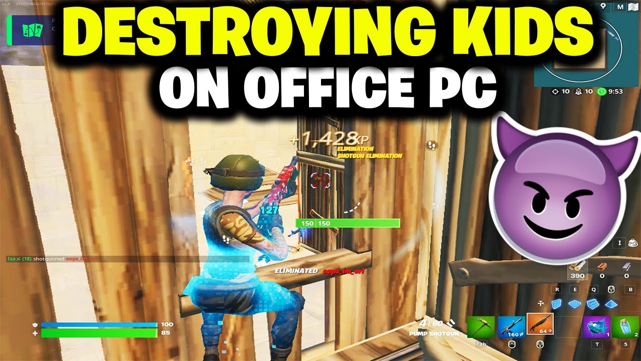 Destroying KIDS In BOXFIGHTS ON A OFFICE PC... - YouTube
