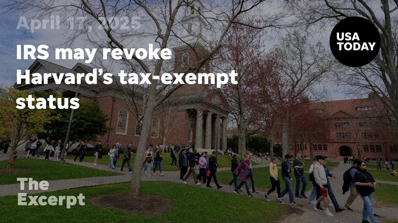 IRS may revoke Harvard's tax-exempt status | The Excerpt - YouTube
