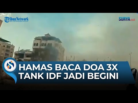Tentara Ikut 'Terpanggang', Baca Doa 3 Kali, Tank IDF Meledak Dahsyat ...