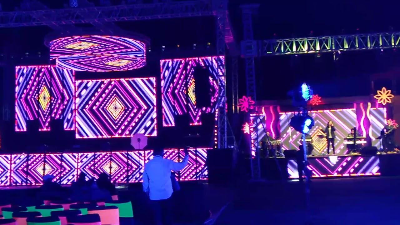 LED VIDEO WALL MAPPING Wedding Sangeet !!! NpR - YouTube
