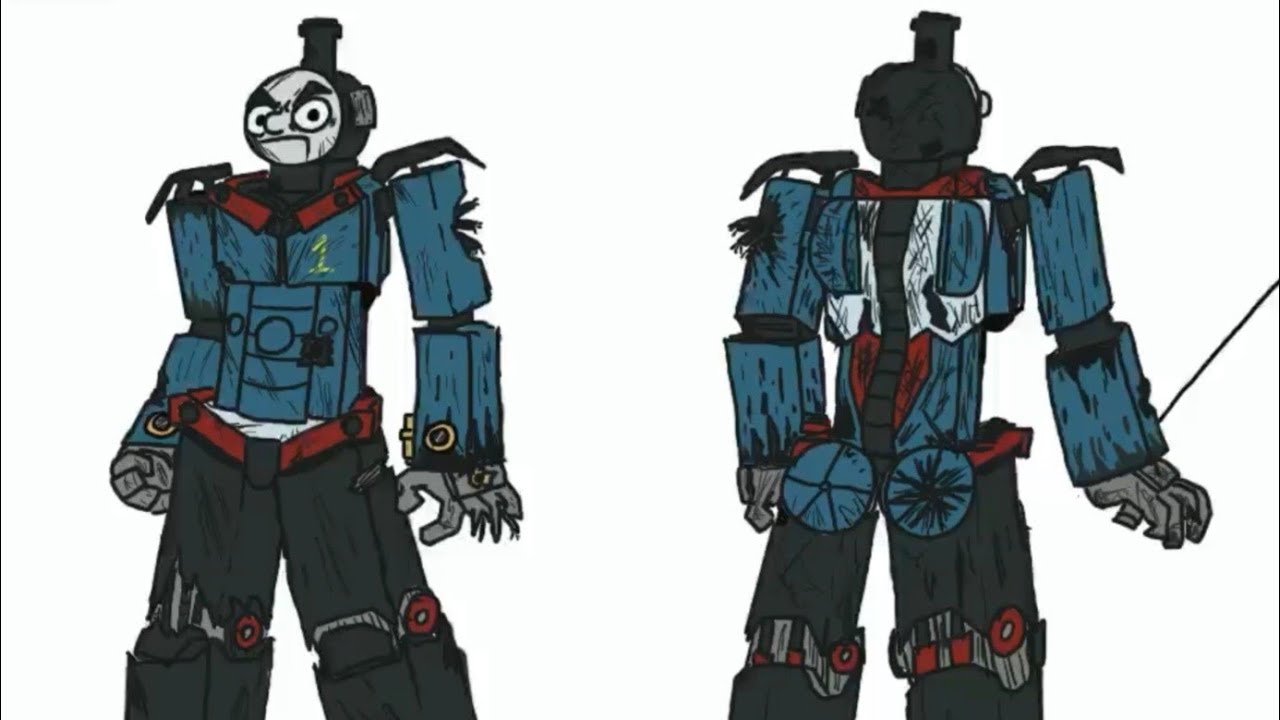 (VERSION 2.0) Thomas the Transformer Concept Art Time-lapse - YouTube