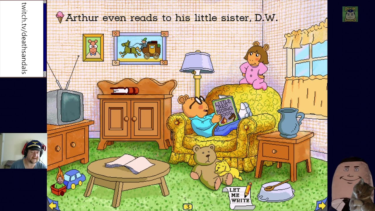 Living Books: Arthur's Reading Race (Windows 3.1): I Want Ice Cream Too ...