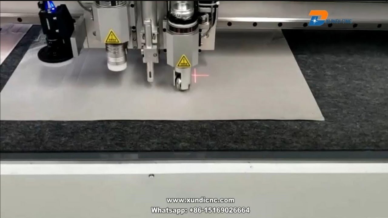 CNC Digital Cutting Machine For Cardboard - YouTube