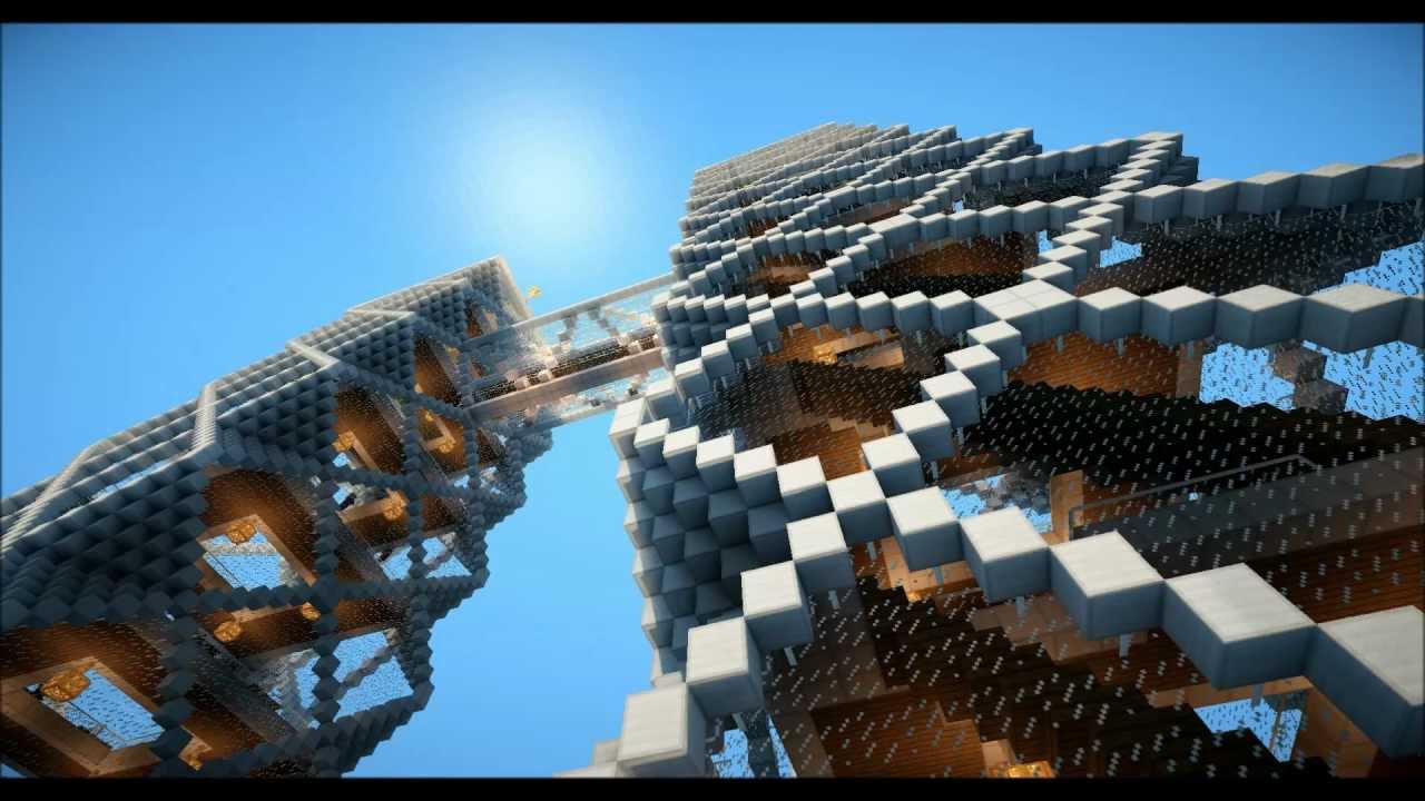 Minecraft BioTECH Hochhaus ( realistische Grafik) - YouTube