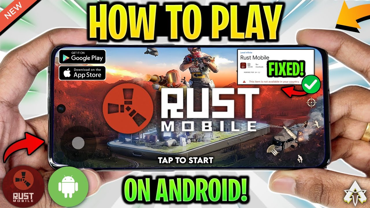 🔥 How To Play RUST Mobile On Android/iOS EARLY! | Rust Mobile Gameplay - YouTube