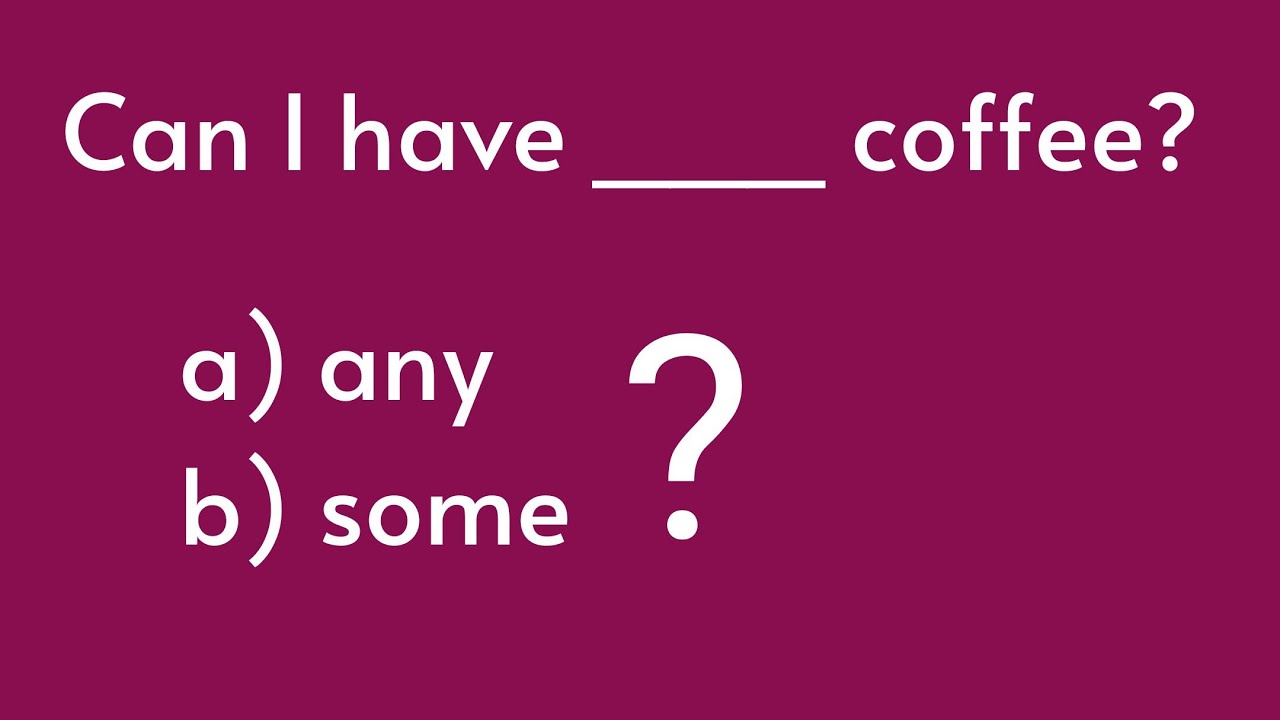 GRAMMAR QUIZ | THERE ARE-THERE IS / SOME - ANY | ENGLISH GRAMMAR TEST ...