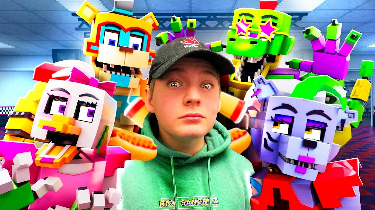 JE RÉAGIS A FNAF X MINECRAFT (incroyable) !!!! ZAM - FR - YouTube