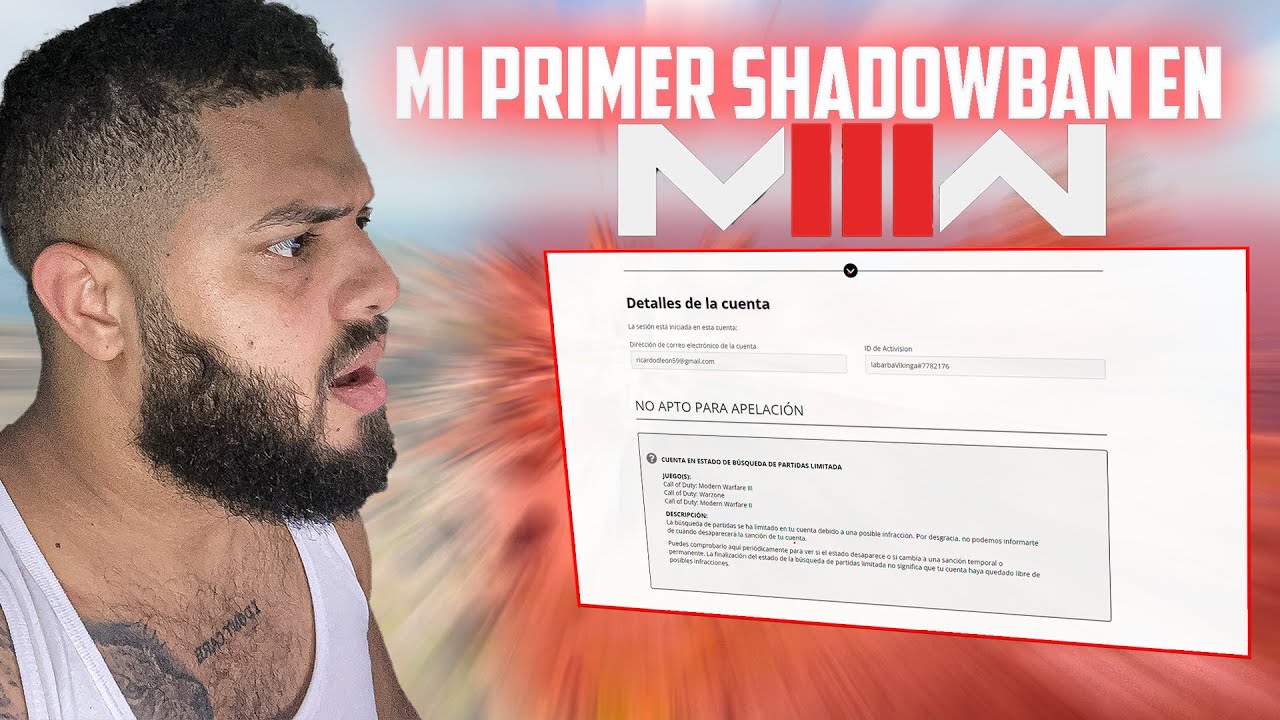🔴MI PRIMER SHADOWBAN EN CALL OF DUTY WAZONE- MW3🔴 - YouTube
