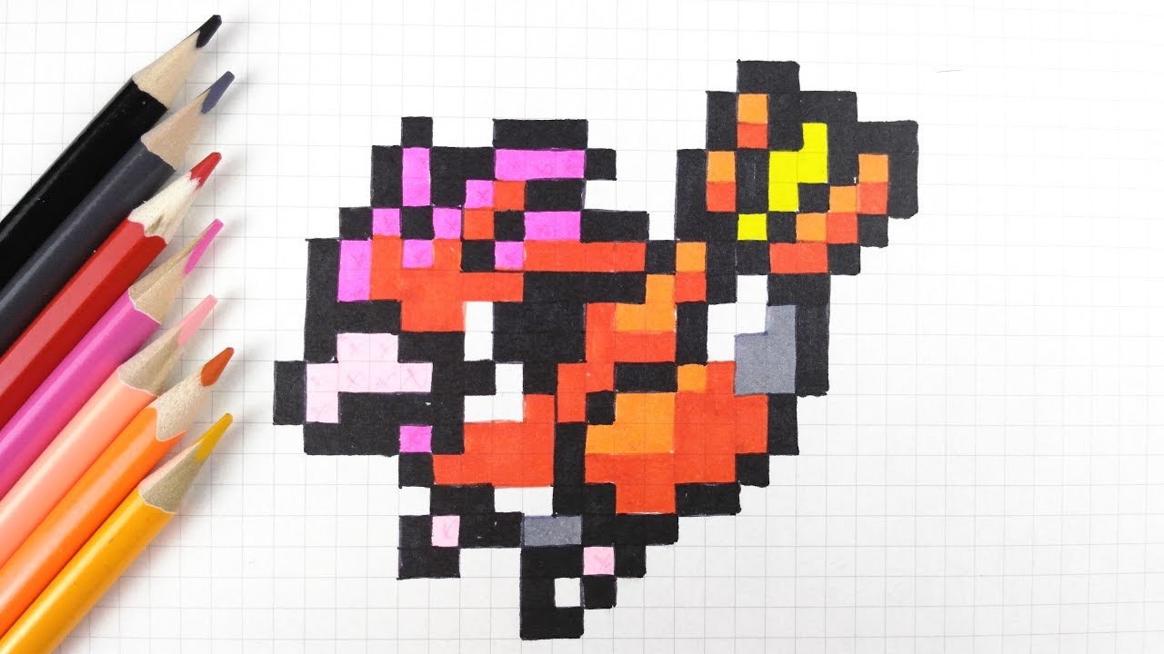 How To Draw Pidgeotto Pokemon Pixel Art - YouTube