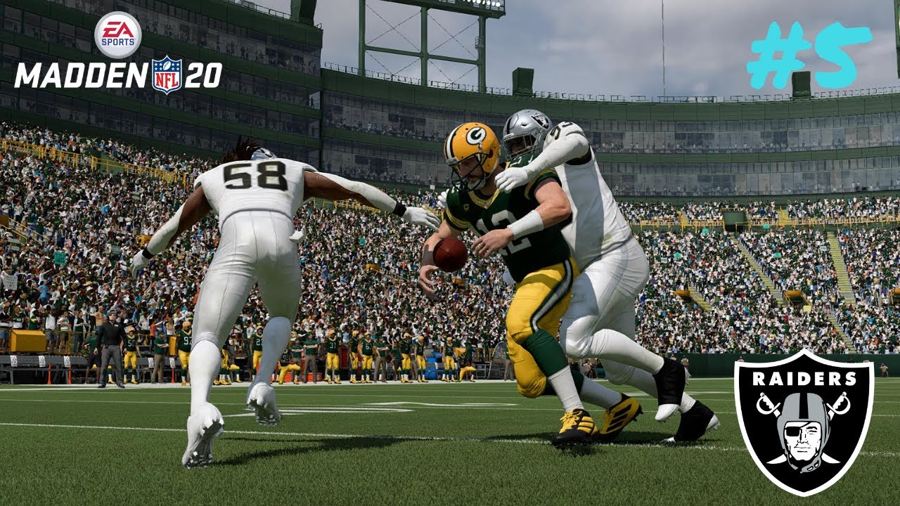 Undefeated Season Vs. Aaron Rodgers! | Raiders Franchise #5 - YouTube