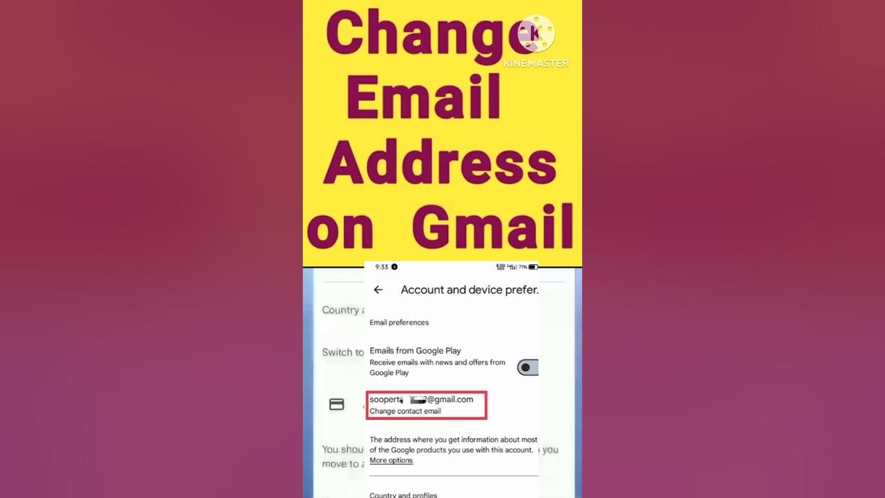 how to change email address on Gmail | email address change | change ...
