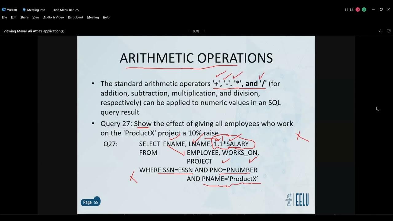 Introduction To Database Systems L2 Lec19 Dr Mayar Attia - YouTube