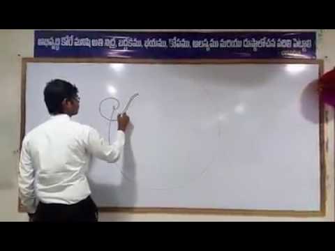 Vamsi the calligraphy from institute of apex guntur - YouTube