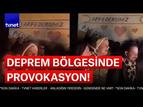 Afet bölgesinde çirkin görüntüler!