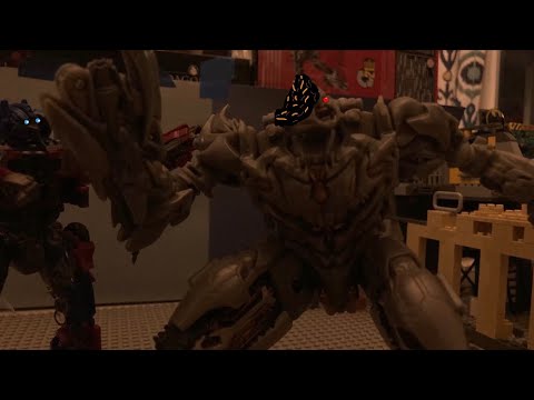 Optimus Prime vs the Fallen and Megatron stop motion - YouTube