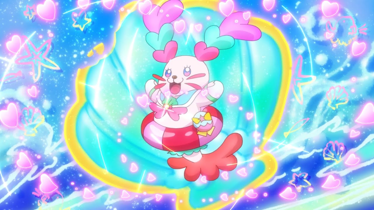 [1080p] Cure Kururun Transformation - Tropical-Rouge! Precure - YouTube