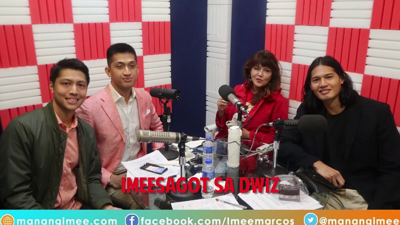 IMEESagot! Episode 22 DWIZ 882 with her sons Borgy, Matthew, and ...