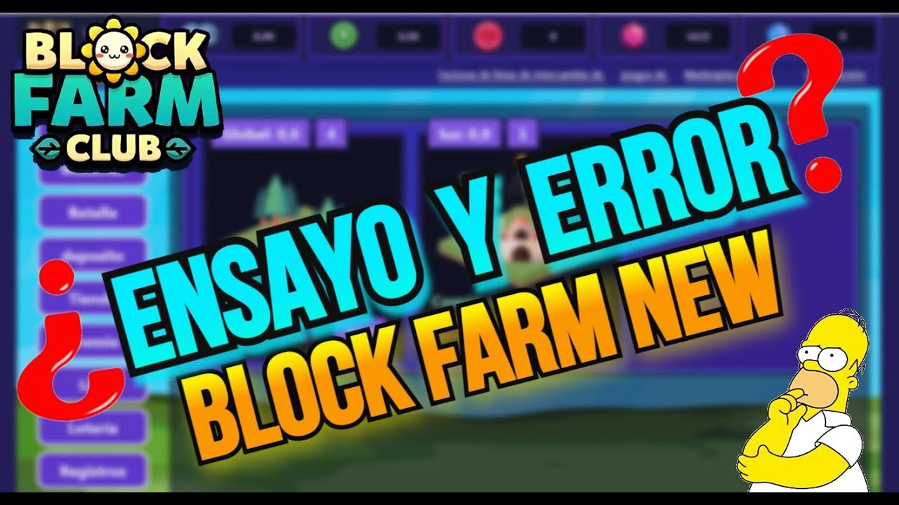 💥BlOCK FARM CLUB V2.1💥 ⚠️¿ENSAYO Y ERROR?⚠️ - YouTube