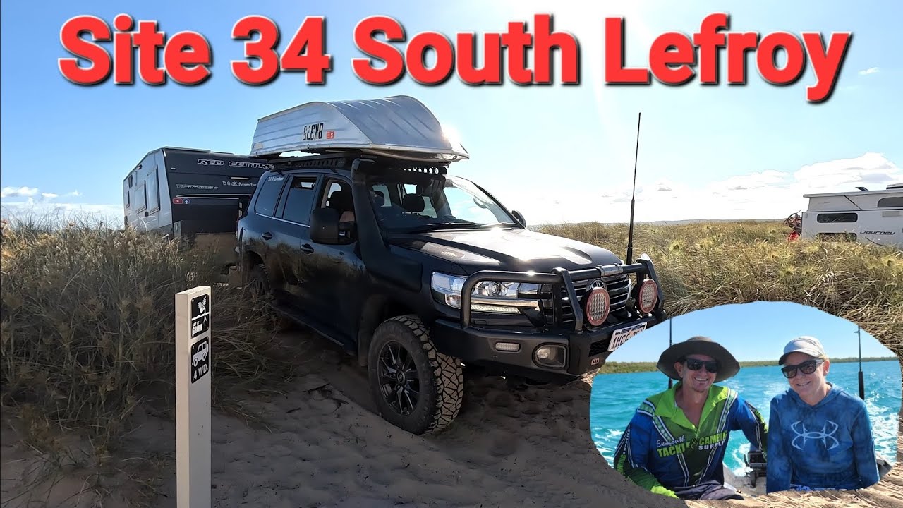 Site 34 South Lefroy in our Red Centre Caravan - YouTube