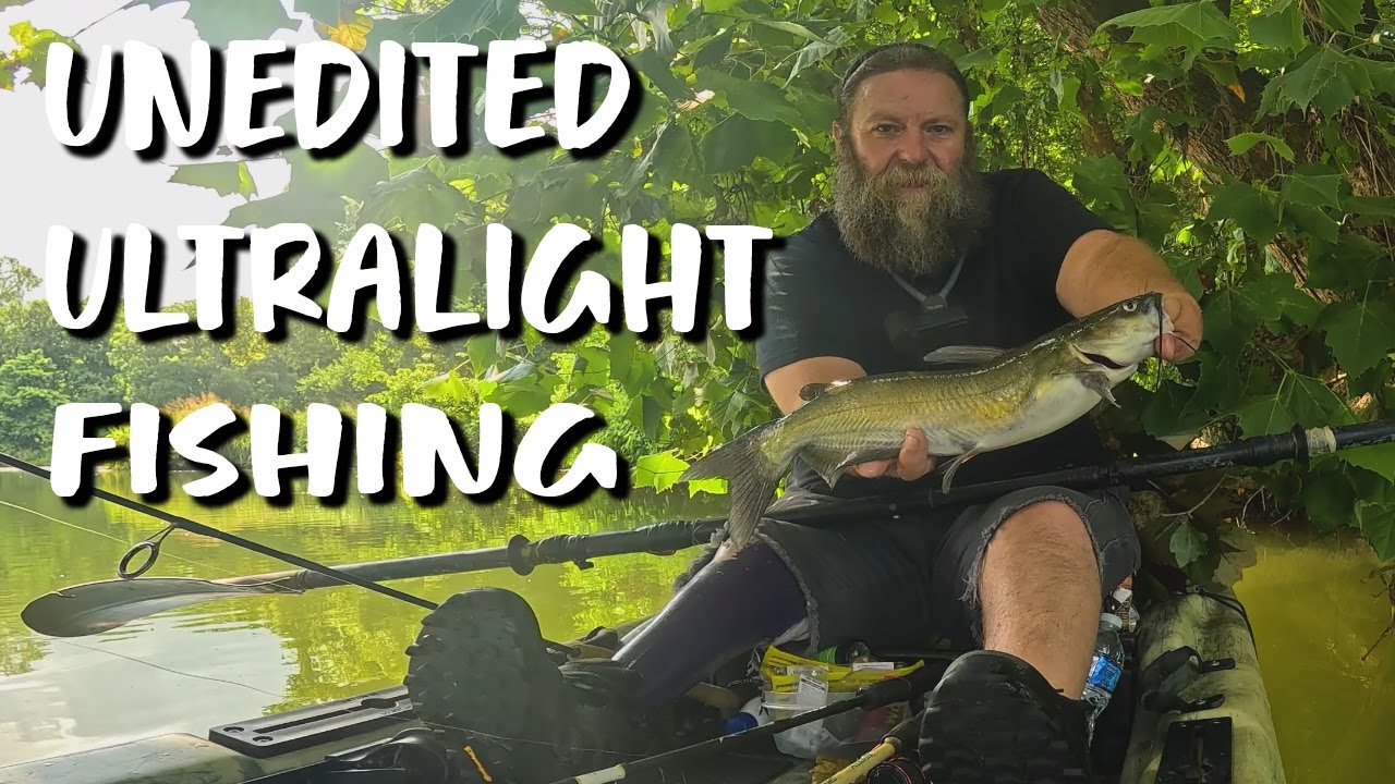 UNEDITED Ultralight fishing. PENNINGTON CREEK in Tishomingo OK - YouTube