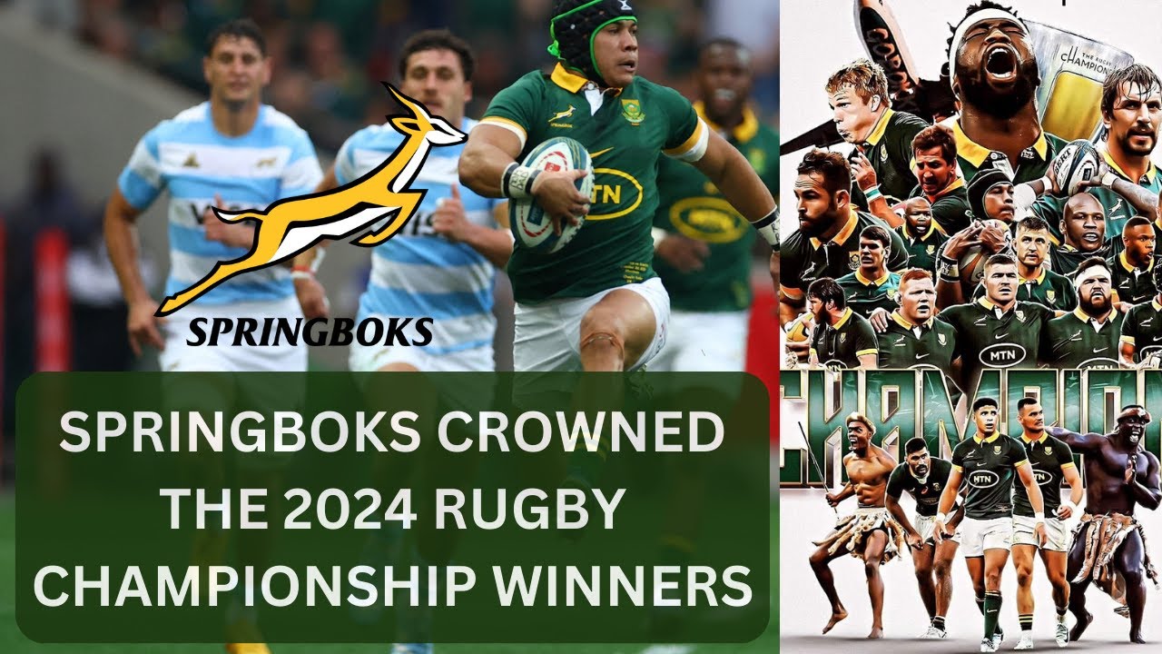 Springboks Triumph: 2024 Rugby Championship I Fan Reactions, Highlights ...