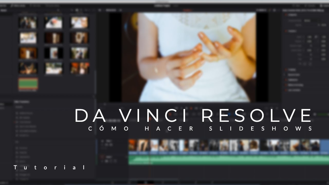 🎬 Crea un slideshow con fotografías en DA VINCI RESOLVE | TUTORIAL en español - YouTube