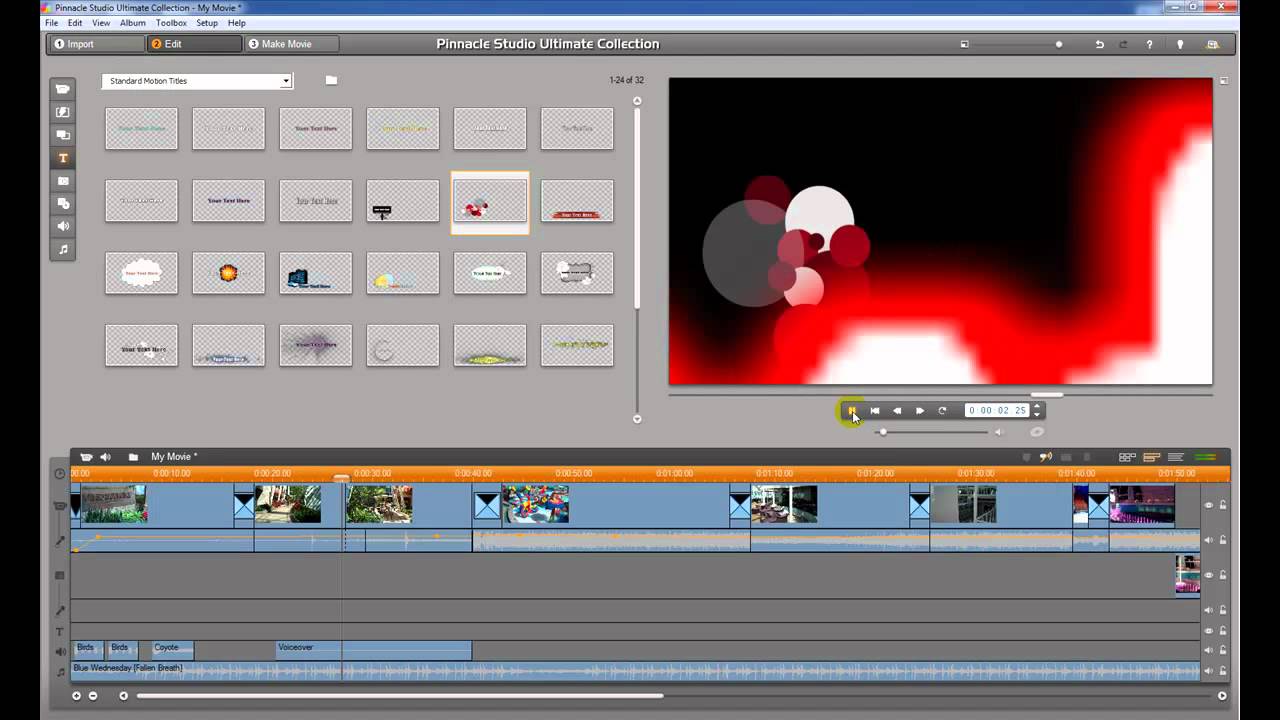 Add Titles to Your Video - Pinnacle Studio Tutorial - Basic Video Editing Class - YouTube