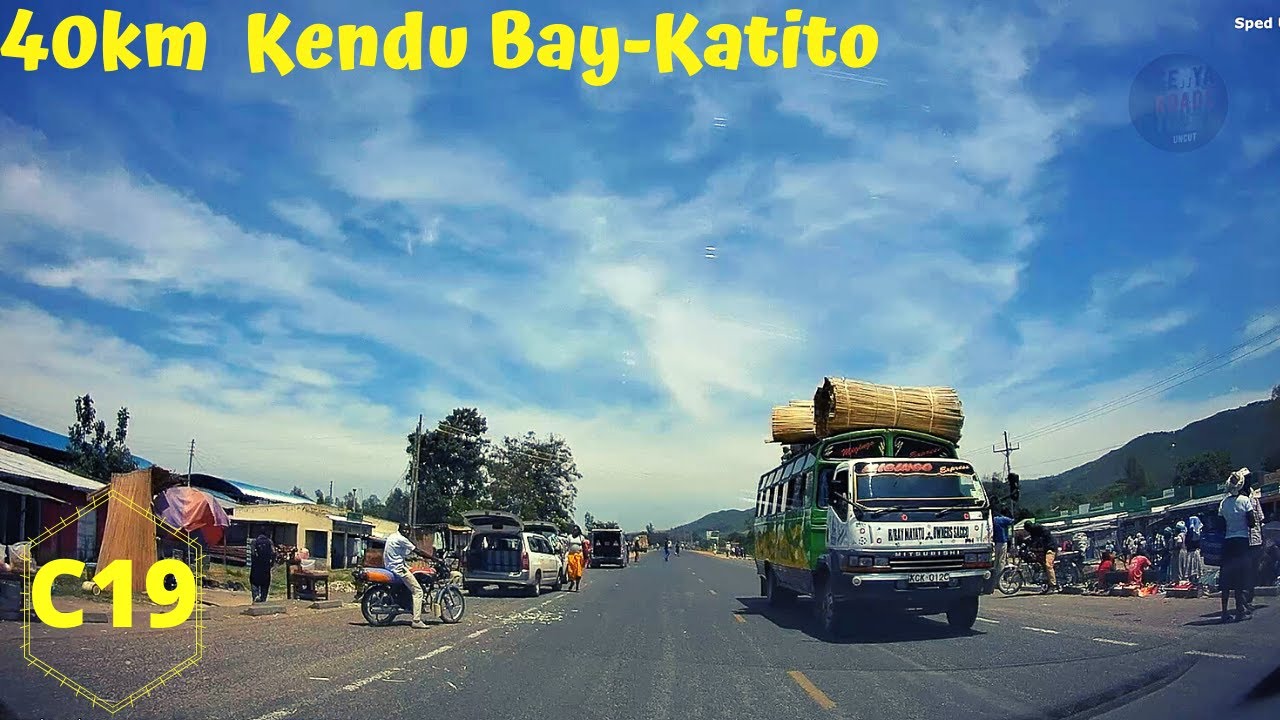 Kendu Bay - Katito, 40 Km Drive, Road C19 | Dash Cam Kenya 2020 - YouTube