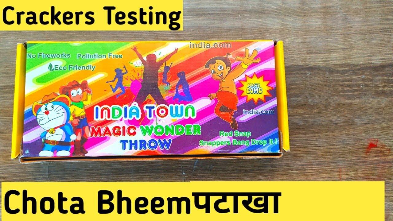 Chota Bheem/Red Snap Crackers Testing| New Patakha|Red Snap Patakha ...