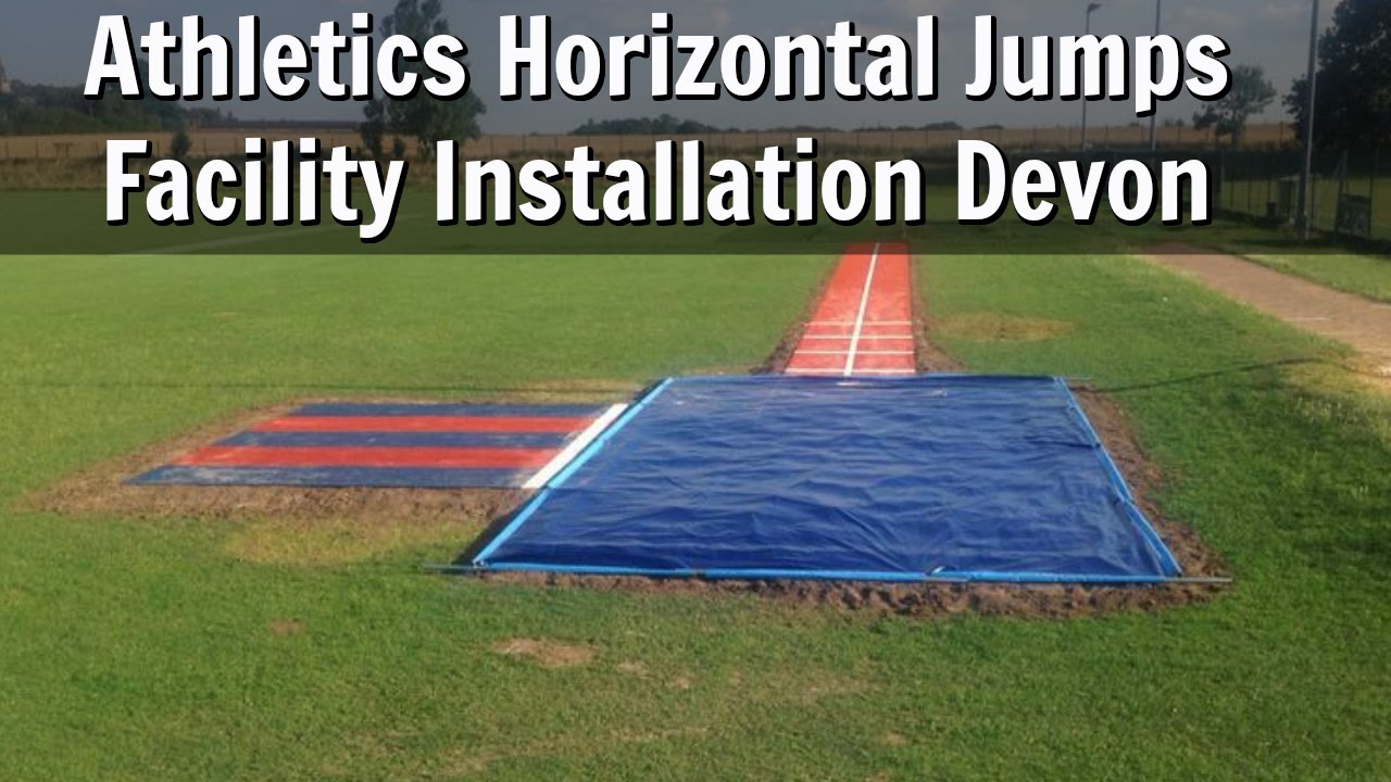 Athletics Horizontal Jumps Facility Installation Devon - YouTube